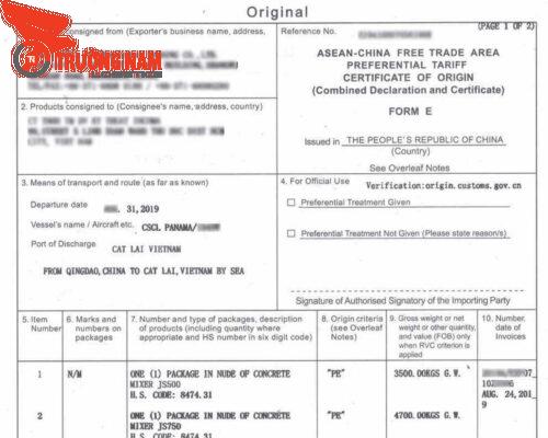 CO form E là gì? Các tiêu chí và Quy định cần biết